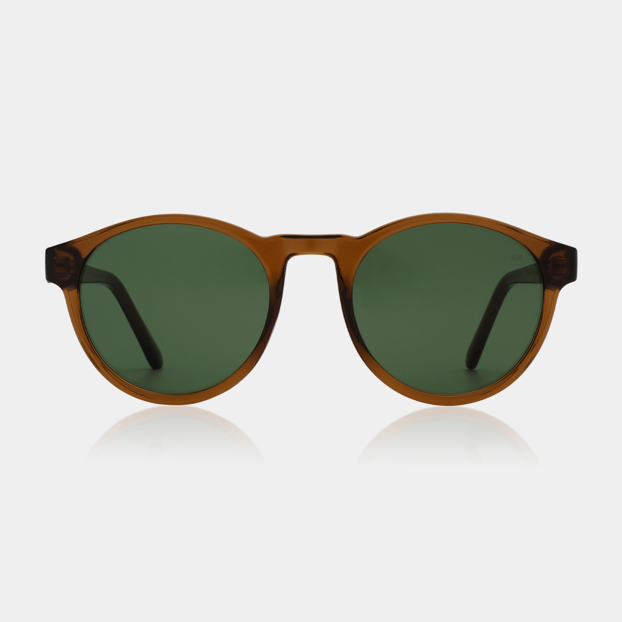A.KJÆRBEDE (AKJAERBEDE) Marvin Sunglasses | Smoke Transparent Round Fr
